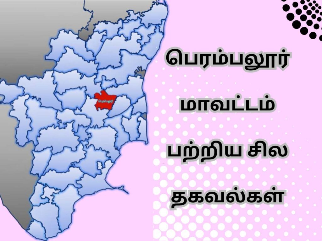 பெரம்பலூர் மாவட்டத்தின் வரலாறு | Perambalur District History In Tamil